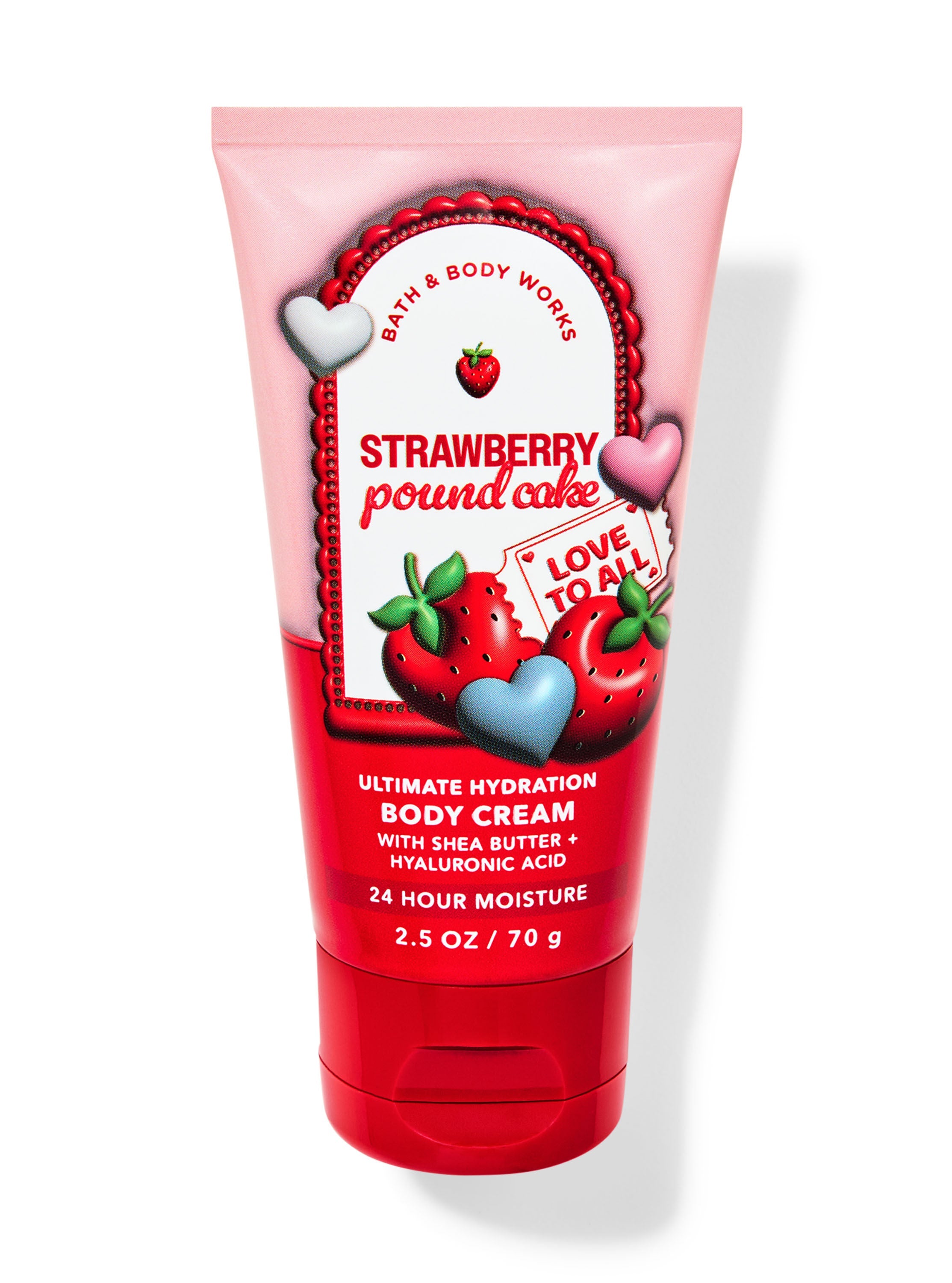 Bath & Body Works Travel Size Ultimate Hydration Body Cream Strawberry