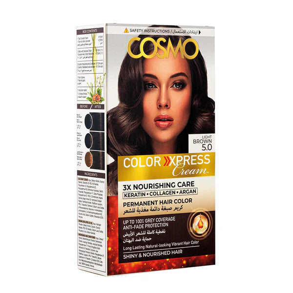 Cosmo Permanent Hair Color Natural 5.0 Light Brown